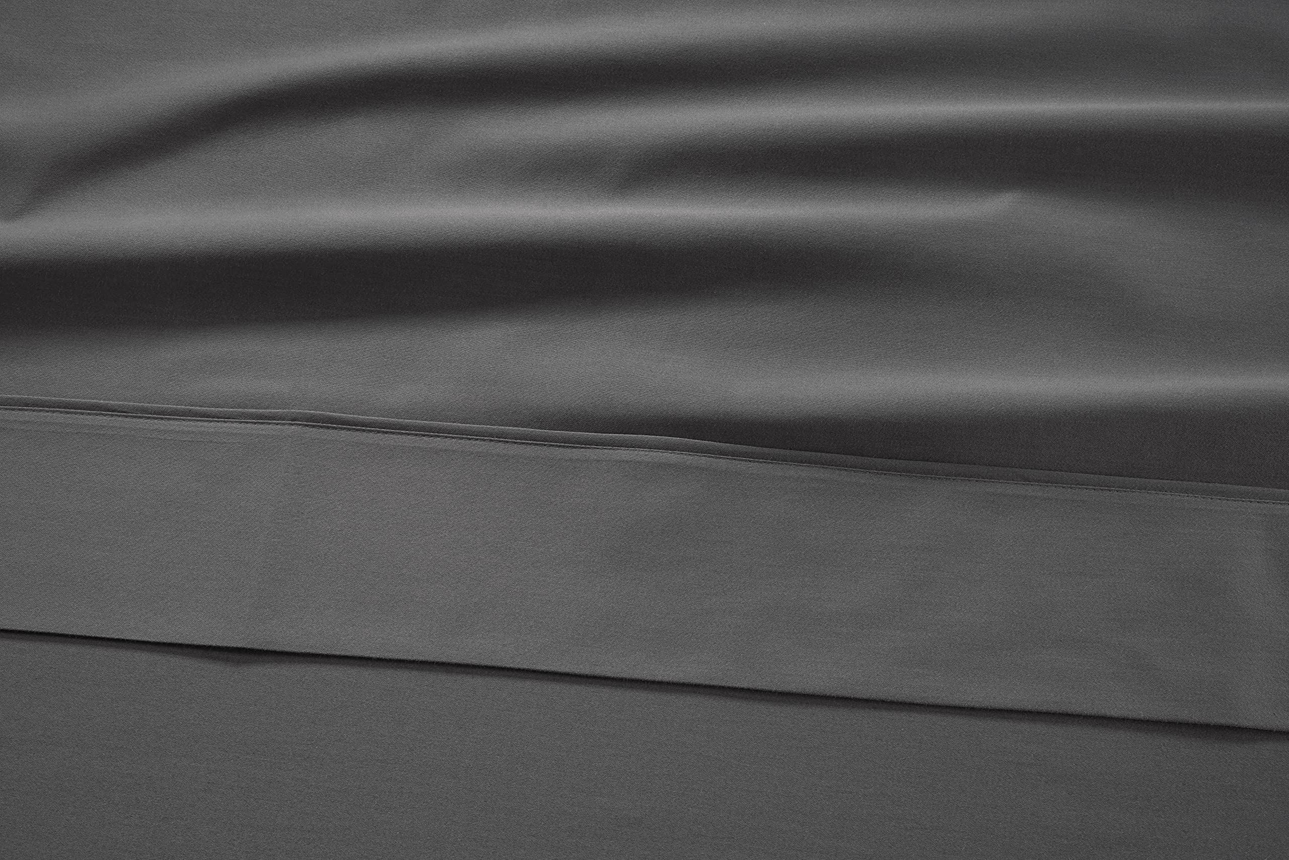 LANE LINEN 100% Cotton Sheets Queen Size Bed Set β 450 Thread Count, Soft & Cooling Sateen Weave, Deep Pocket Fits 15β Mattress, Luxury Hotel Bedding, Queen Bed Sheets, Charcoal