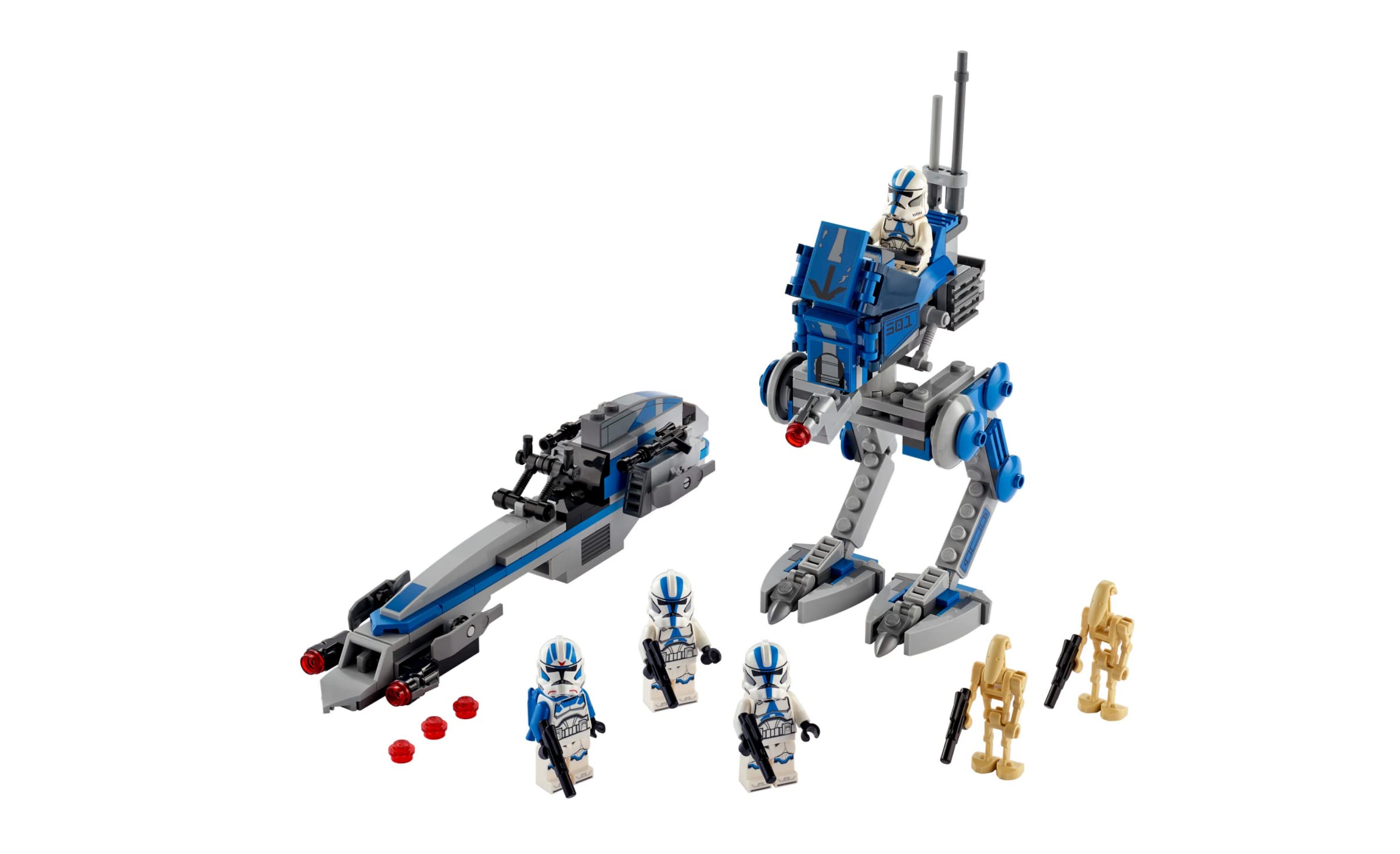 LEGO Star Wars 501st Legion Clone Troopers 75280 Building Kit, Cool Action Set for Creative Play and Awesome Building; Great Gift or Special Surprise for Kids (285 Pieces)