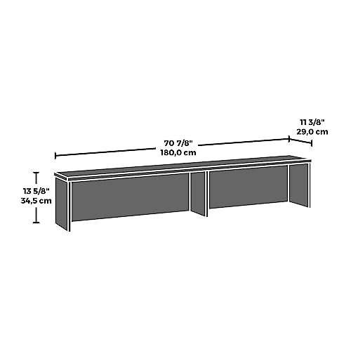 OfficeWorks by Sauder Affirm Reception Station, L: 70.87'' x W: 70.87'' x H: 13.58'', Classic Cherry