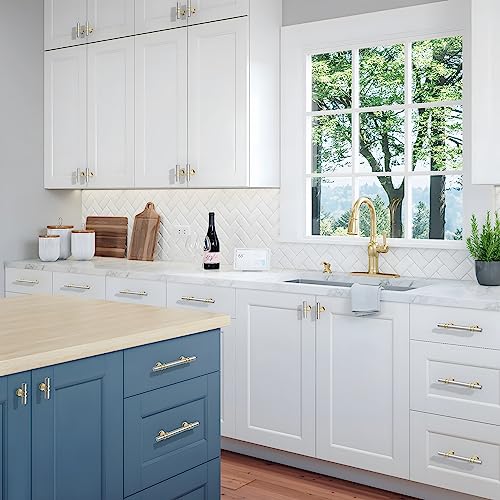 OYX 6Pack 5inch Drawer Pull Brushed Nickel Cabinet Pulls