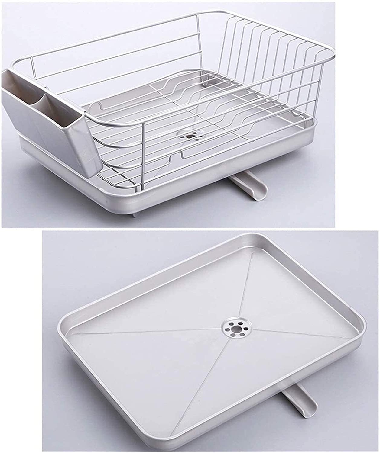 Plate Rack Kitchen Drain Shelf Multi-Purpose Storage Shelf Dish Drainers Draining Kitchen Organizer Shelf Dish Rack Pan Plate Holder