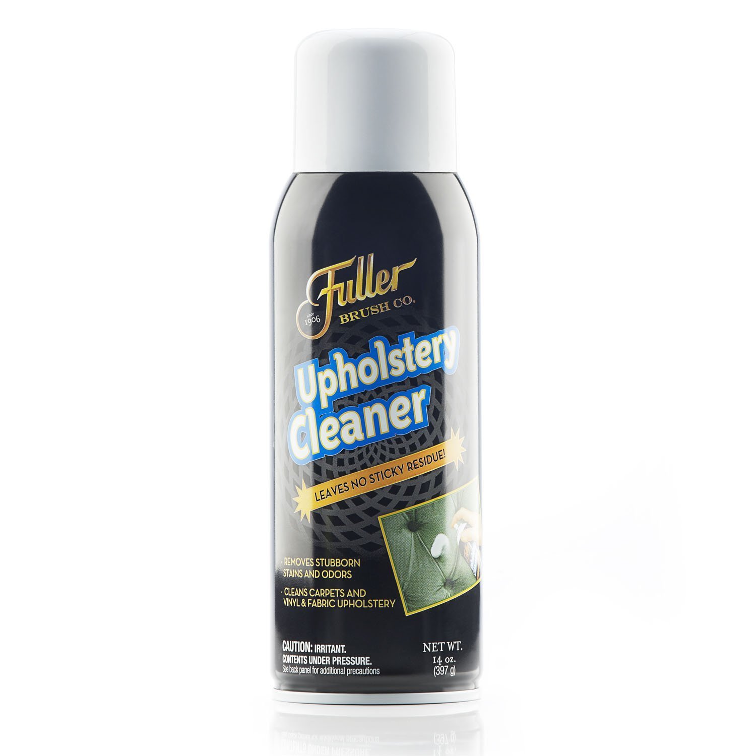 Fuller Brush Upholstery Cleaner - Multi Surface Solution - Rich Foaming Formula Penetrates and Removes Stubborn Stains Eliminates Odors Renews and Restores Surfaces Perfect for Carpets Seats and More