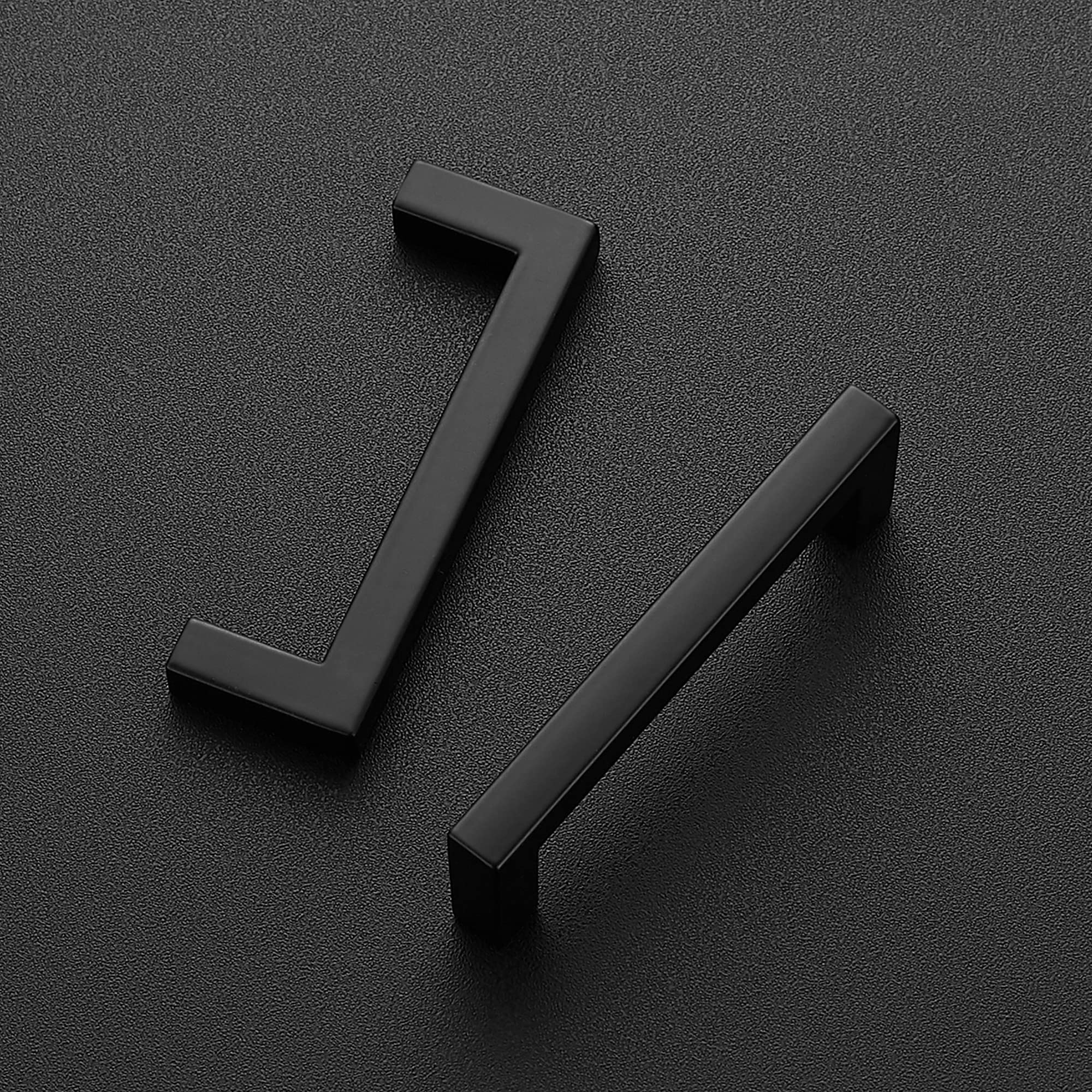 Ravinte 30 Pack Solid 3 Inch Center to Center Slim Square Bar Drawer Handles Kitchen Cabinet Handles Black Drawer Pulls Kitchen Cabinet Hardware Kitchen Handles Matte Black Cabinet Pulls