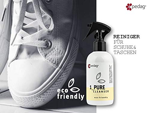 Pedag Pure Cleanser for Sneakers and Soles Eco Friendly, Colorless, 7.43 Ounce