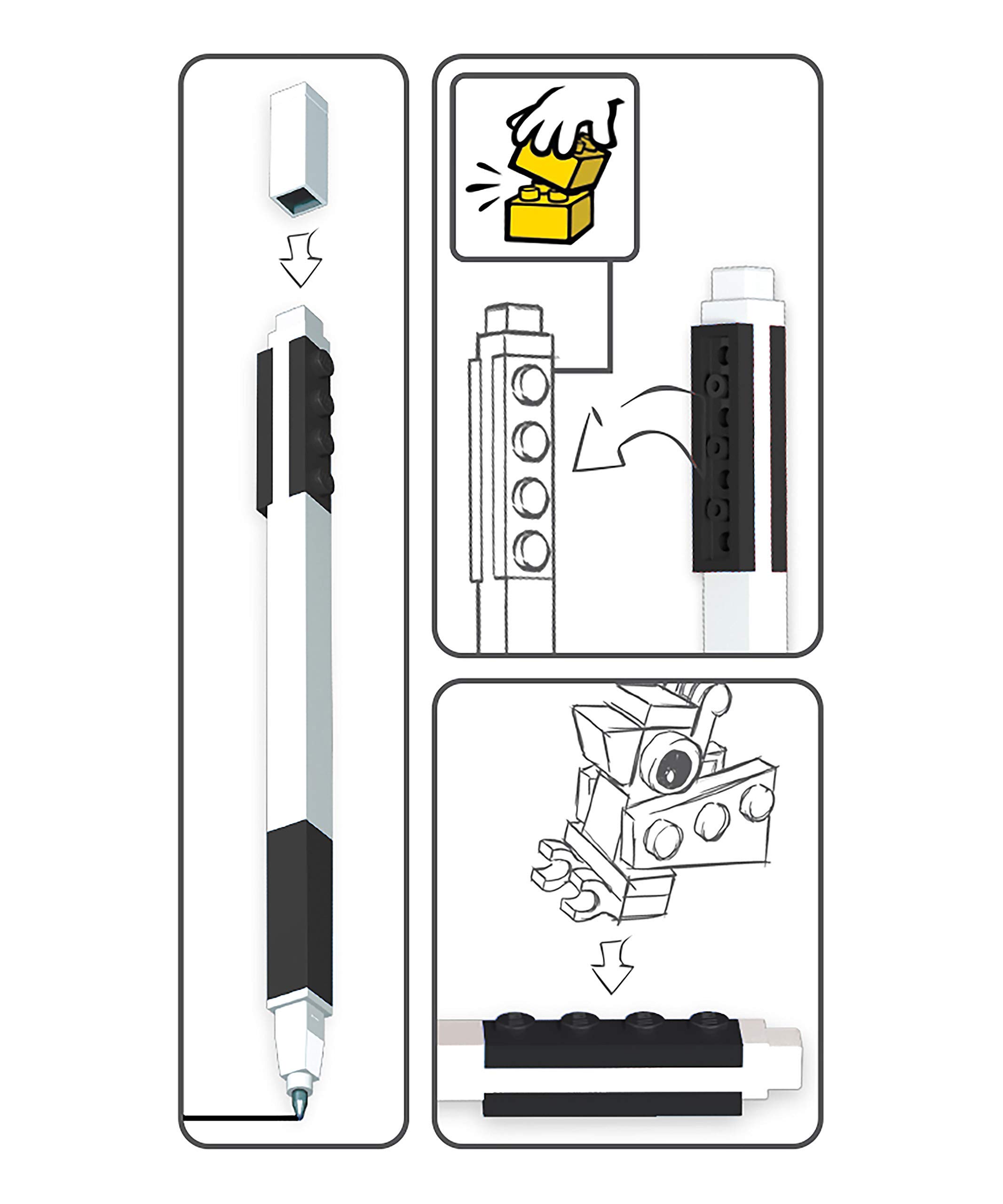 Santoki - Lego Star Wars Pod Racer Journal with Recruitment Set and Black Gel Pen