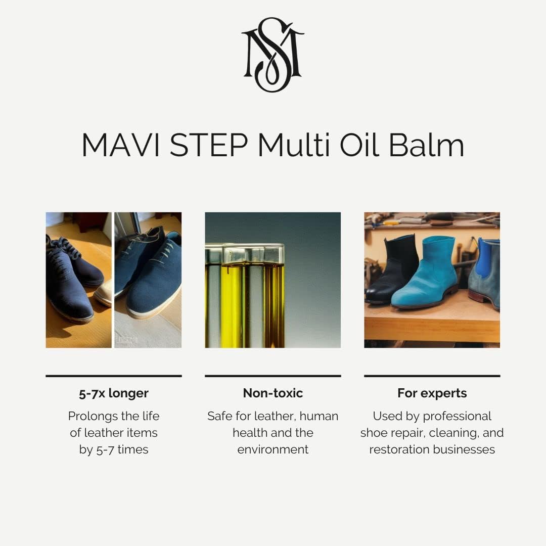 MAVI STEP Multi Oil Balm Suede & Nubuck Renovator Cream - 107 Bright Yellow