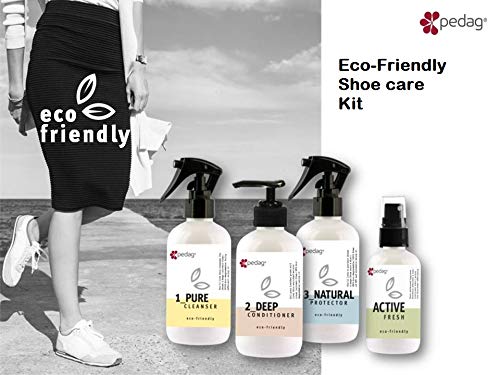 Pedag Pure Cleanser for Sneakers and Soles Eco Friendly, Colorless, 7.43 Ounce