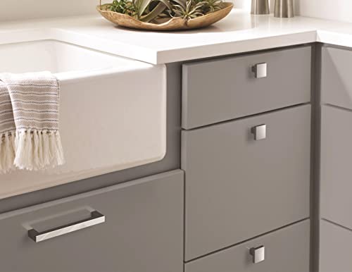 Amerock | Cabinet Knob | Polished Chrome | 1-3/16 inch (30 mm) Length | Monument | 1 Pack | Drawer Knob | Cabinet Hardware