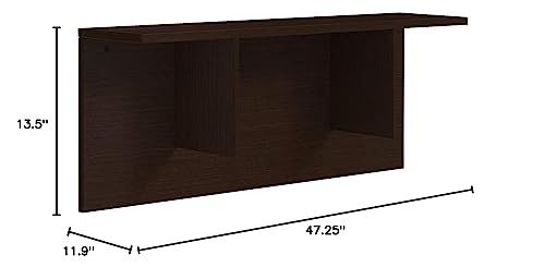 Lorell Prominence 2.0 Espresso Laminate Reception Countertop