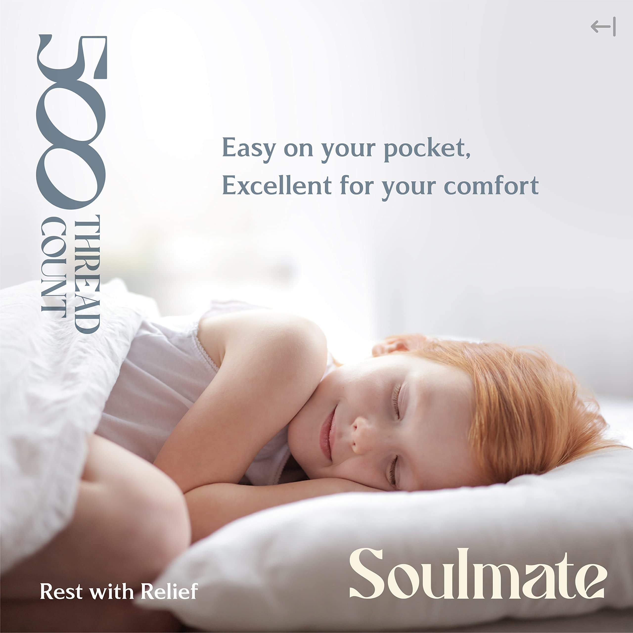 Mayfair Linen 100% Cotton Bed Sheets Queen Sheet Set - 500 Thread Count Sheets Queen Size 4 PC Set (Dark Grey), Soft, Cooling, Hotel-Quality 16" Deep Pocket Sateen Cotton Bedsheet for Hot Sleepers