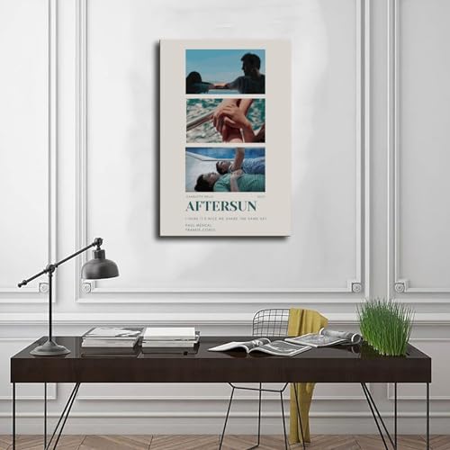 Aftersun Plot Movie Poster Canvas Poster Wall Art Decor Print Picture Paintings for Living Room Bedroom Decoration Unframe: Unframe:12x18inch(30x45cm)