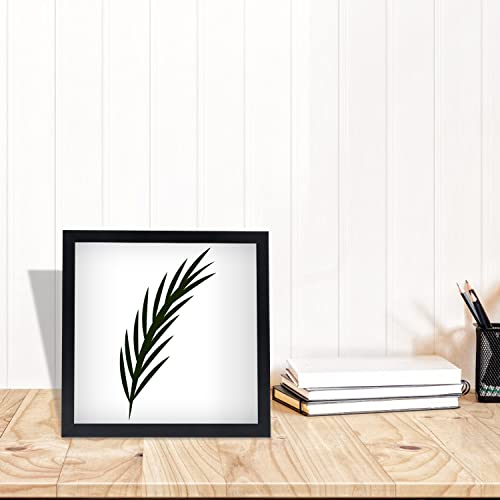NAOKBOEE 15x15 Picture Frame in Black - Horizontal and Vertical Formats for Wall - Photo Frames with Shatter Resistant Plexiglass