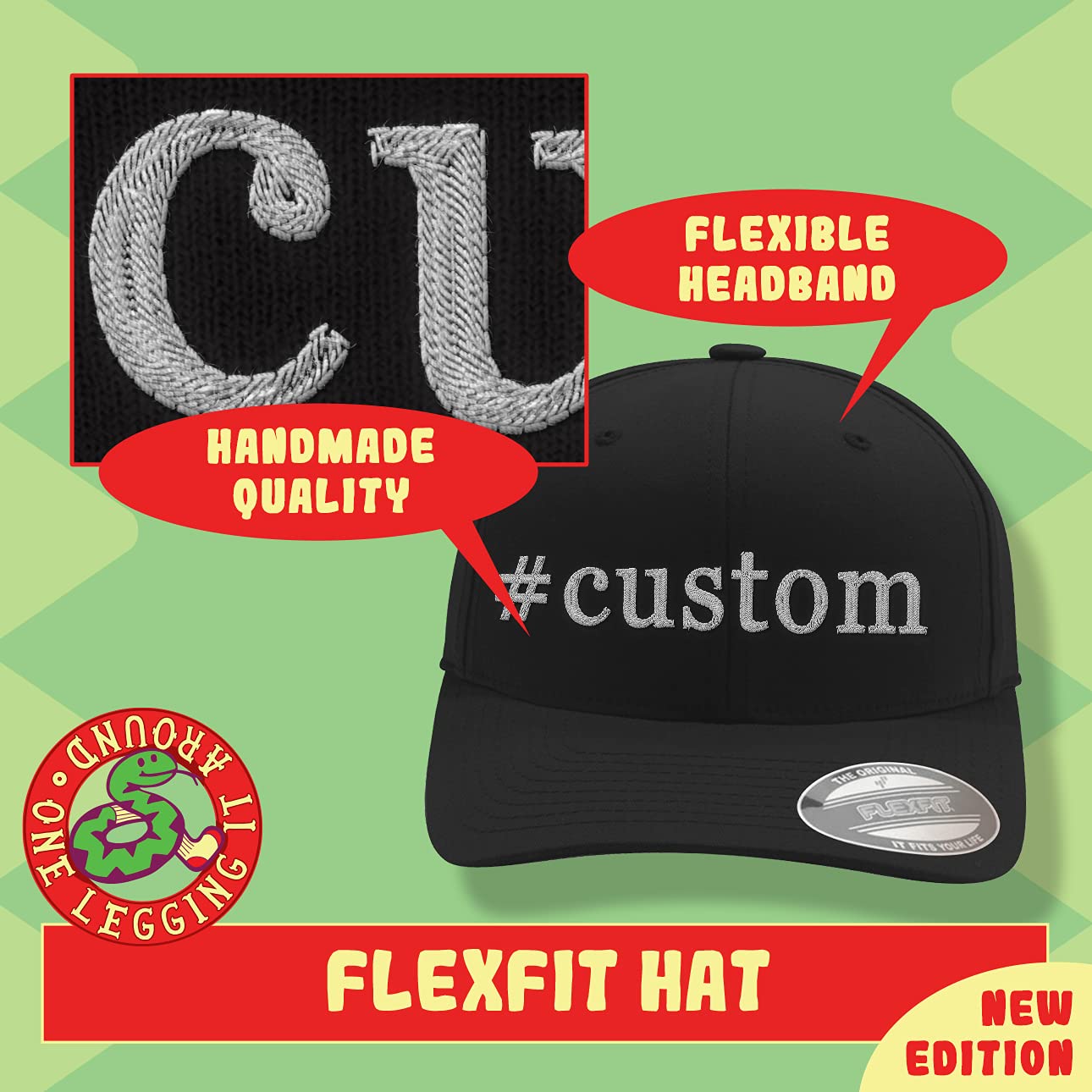 World's Okayest Upholstery Cleaner - Soft Flexfit Baseball Hat Cap, Black, Small/Medium