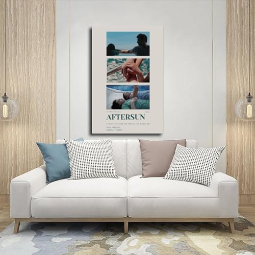 Aftersun Plot Movie Poster Canvas Poster Wall Art Decor Print Picture Paintings for Living Room Bedroom Decoration Unframe: Unframe:12x18inch(30x45cm)