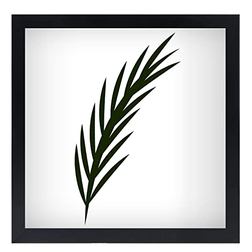 NAOKBOEE 15x15 Picture Frame in Black - Horizontal and Vertical Formats for Wall - Photo Frames with Shatter Resistant Plexiglass