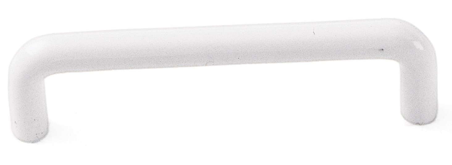 Laurey 34942 3.75 Inch - 96mm Plastic Wire Cabinet Hardware Pull - White