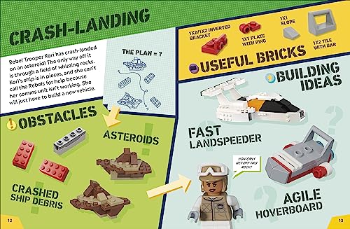 LEGO Star Wars Galaxy Mission: With More than 20 Building Ideas, a LEGO Rebel Trooper Minifigure and Minifigure Accessories!