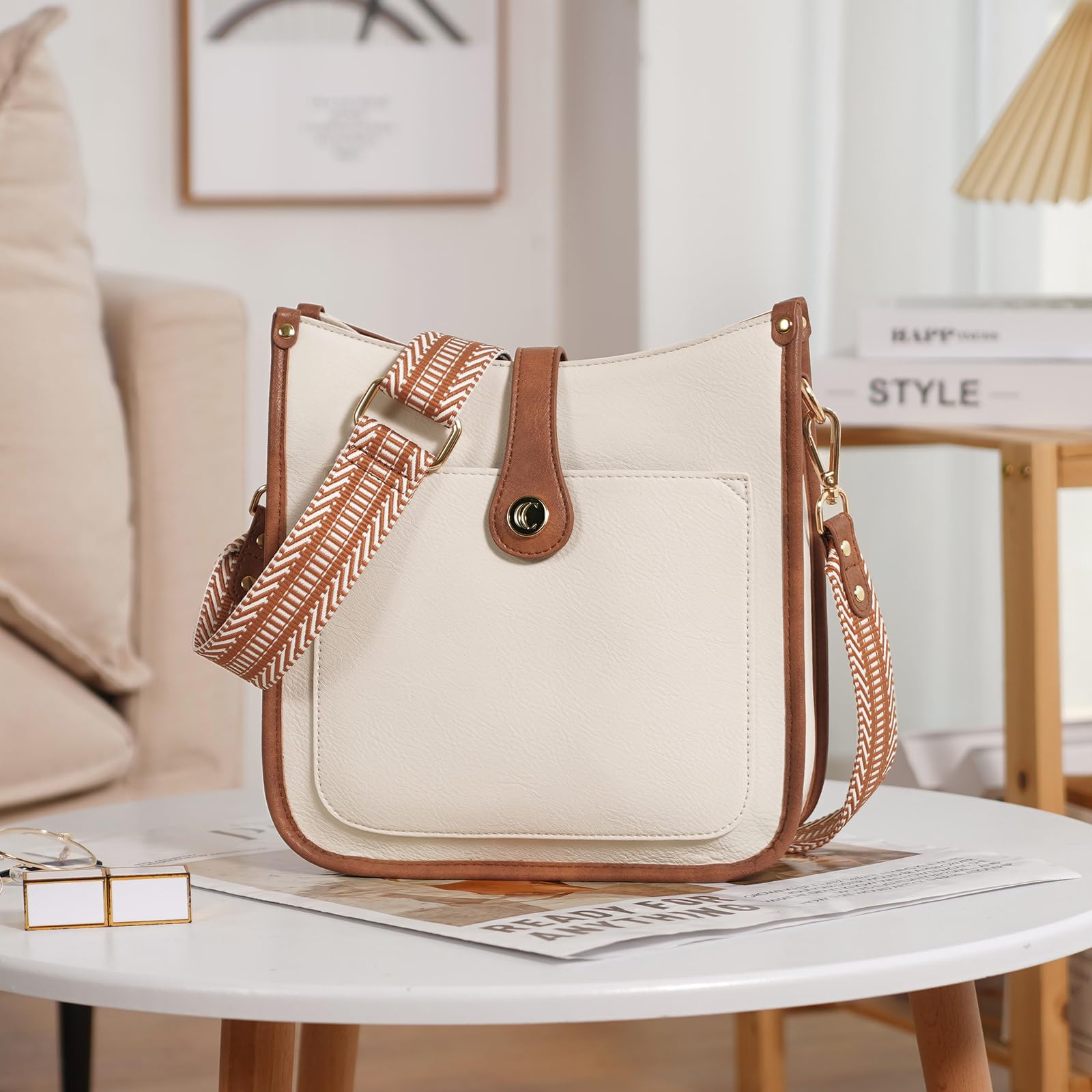 CLUCI Vegan Leather Women's Crossbody Handbags+ Travel Backpack