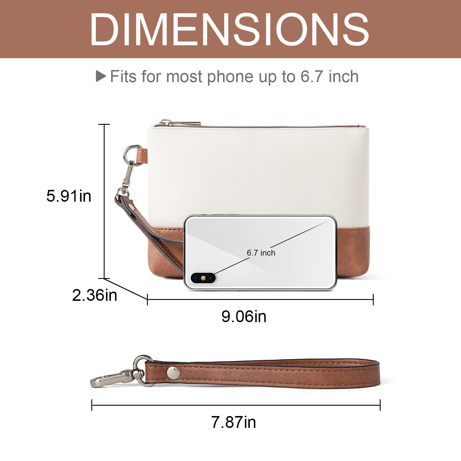 CLUCI Sling Bag Bundles with Wristlet Wallet