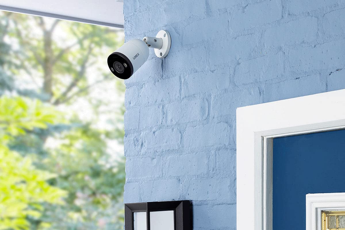 Lorex 4K IP Ultra HD Wired Bullet Security Camera with Smart Deterrence and Smart Motion Detection for Indoor and Outdoor Use (Renewed)