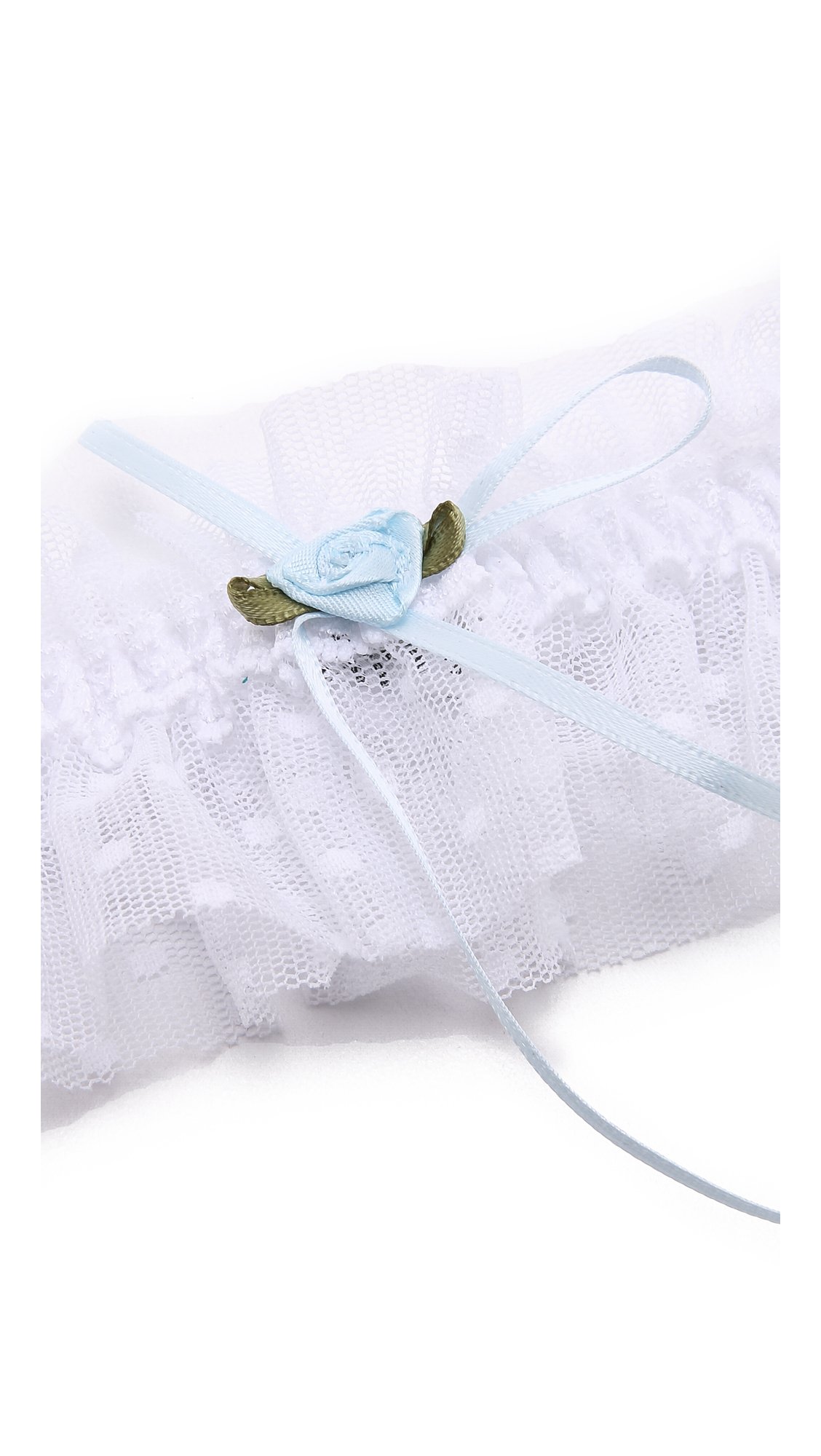 hanky panky Women's Phoebe Leg Garter, White, One Size