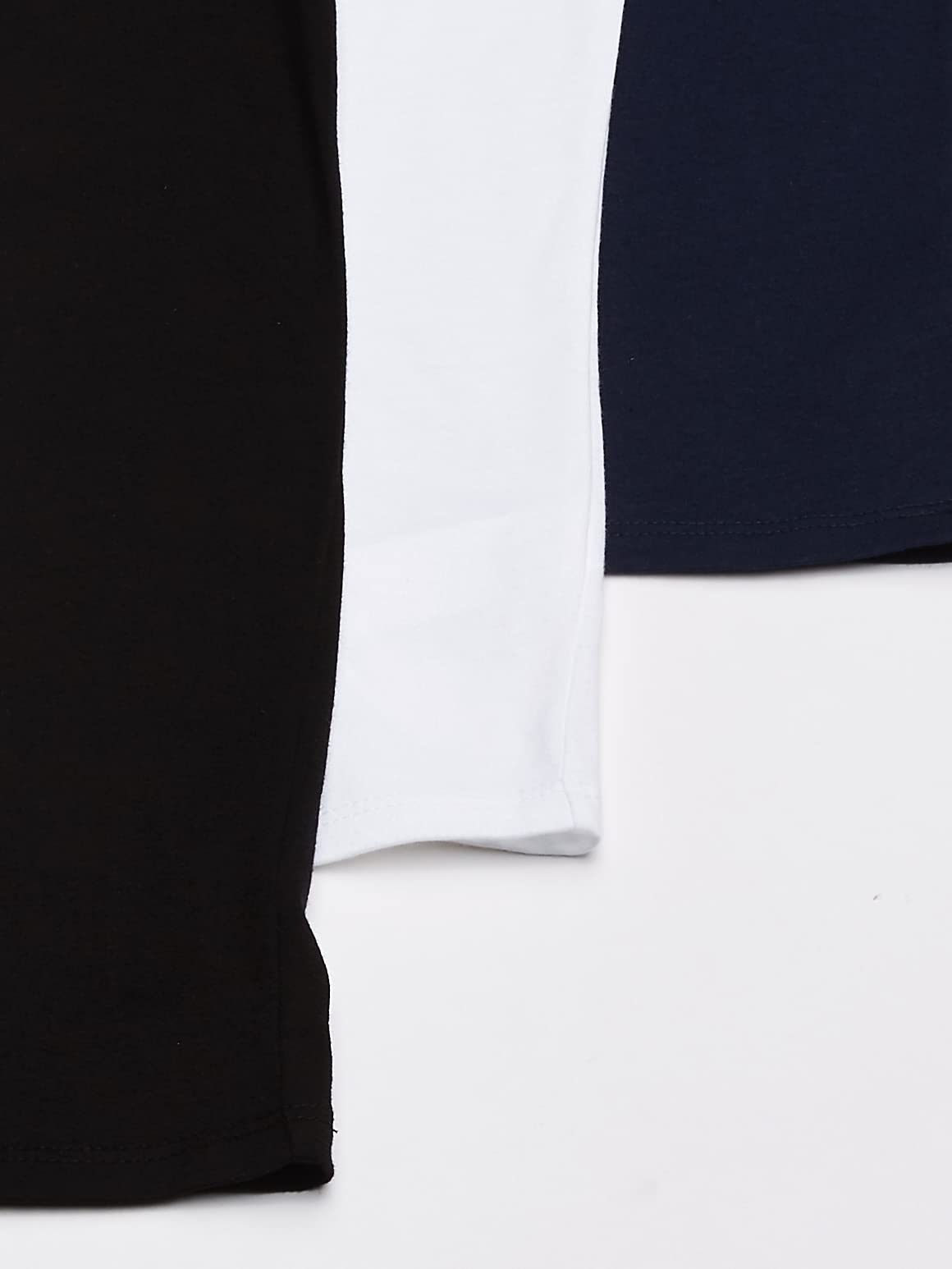 The Children's Place,Girls Basic Layering Tee 3-Pack,Multi CLR,M (7/8)