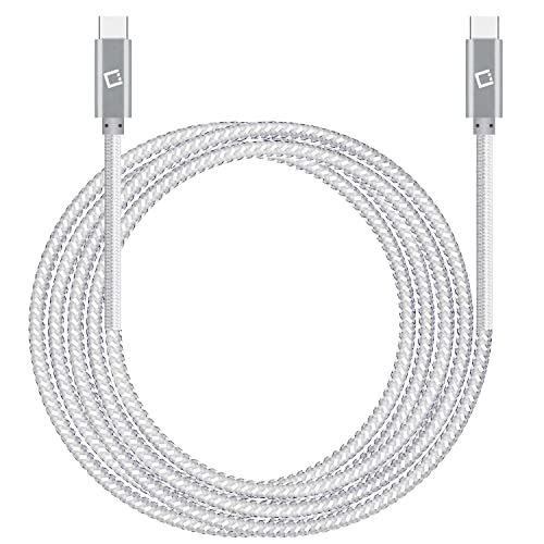 Dual USB-C/PD 60W Fast Charging Cord Compatible with vivo V20 Pro 5G Plus 5Gbps Data Transfer for Power Delivery Hi Capacity Charging (Black)