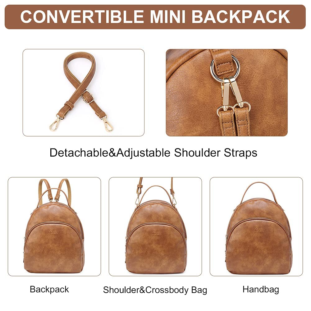 CLUCI Women Wallet Bundles with Cute Backpack