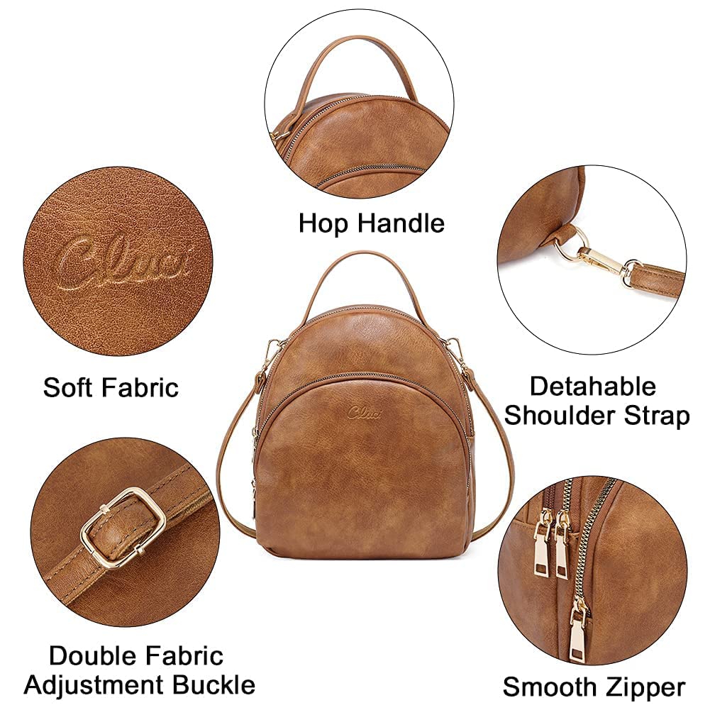 CLUCI Women Wallet Bundles with Cute Backpack