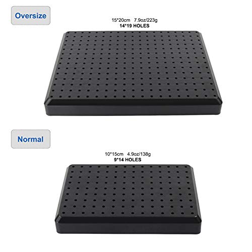 Evemodel GJJC19B Painting Stand Big Base 14 x 19 Holes and 20pcs Alligator Clip Stick Set Modeling Tools for Airbrush Hobby Model Parts New