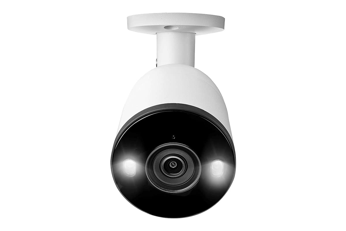 Lorex 4K IP Ultra HD Wired Bullet Security Camera with Smart Deterrence and Smart Motion Detection for Indoor and Outdoor Use (Renewed)