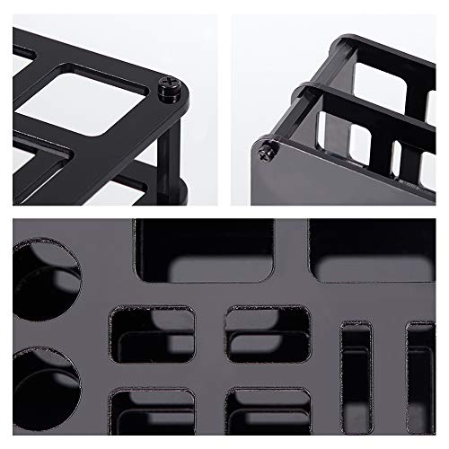 OLYCRAFT Gundam Mold Making Tools Storage Box Tool Organizer Box, 63 Holes Shelf Craft Tools Rack Stand for Tools Storage