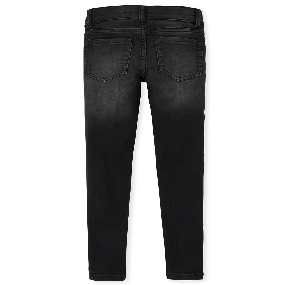 The Children's Place Girls' Stretch Denim Legging Jeans, Black/Fog Wash, 12