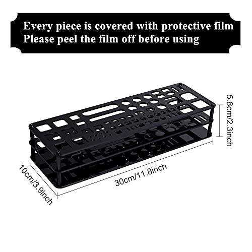 OLYCRAFT Gundam Mold Making Tools Storage Box Tool Organizer Box, 63 Holes Shelf Craft Tools Rack Stand for Tools Storage