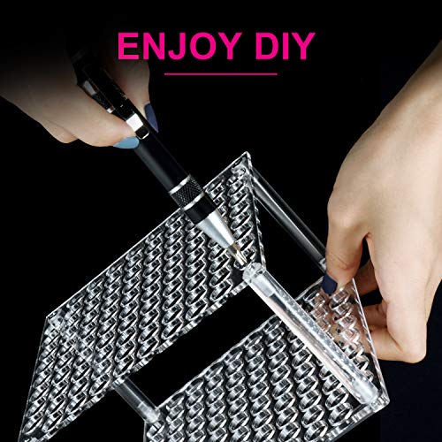 96 Hole Pencil Brush Holder Acrylic Pen Holder Desk Stand Organizer for Pencils Paint Brushes Markers Display and Home Storage (2 Pieces)
