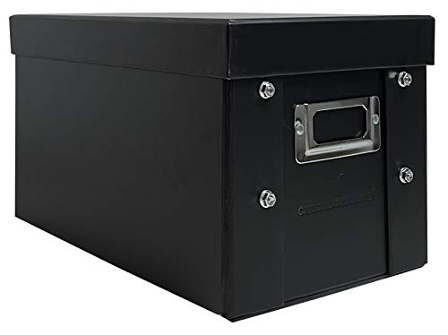 CheckOutStore 1 Black Stamp & Die Craft Storage Pocket Box