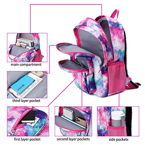 abshoo Classical Basic Womens Floral Backpack For College Water Resistant Bookbag (Floral Black)
