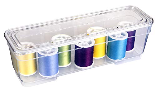 ArtBin 6971AG XL Bins with Lids 4-Pack, [4] Extra Long Art & Craft Organizer Boxes, Clear