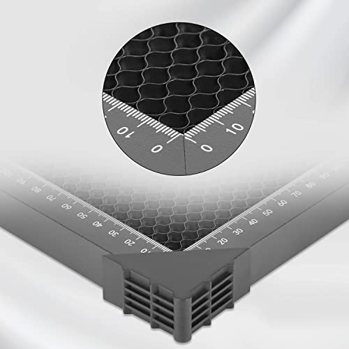OUYZGIA Honeycomb Laser Bed 500x500mm Steel Honeycomb Board Cutting Table for Laser Cutter Engraver, Honeycomb Working Table with Metal Base (19.68β x19.68β)
