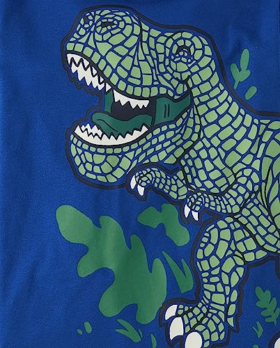 The Children's Place Baby Boys' and Toddler Hoodie Sweatshirt, Renew Blue, 4T
