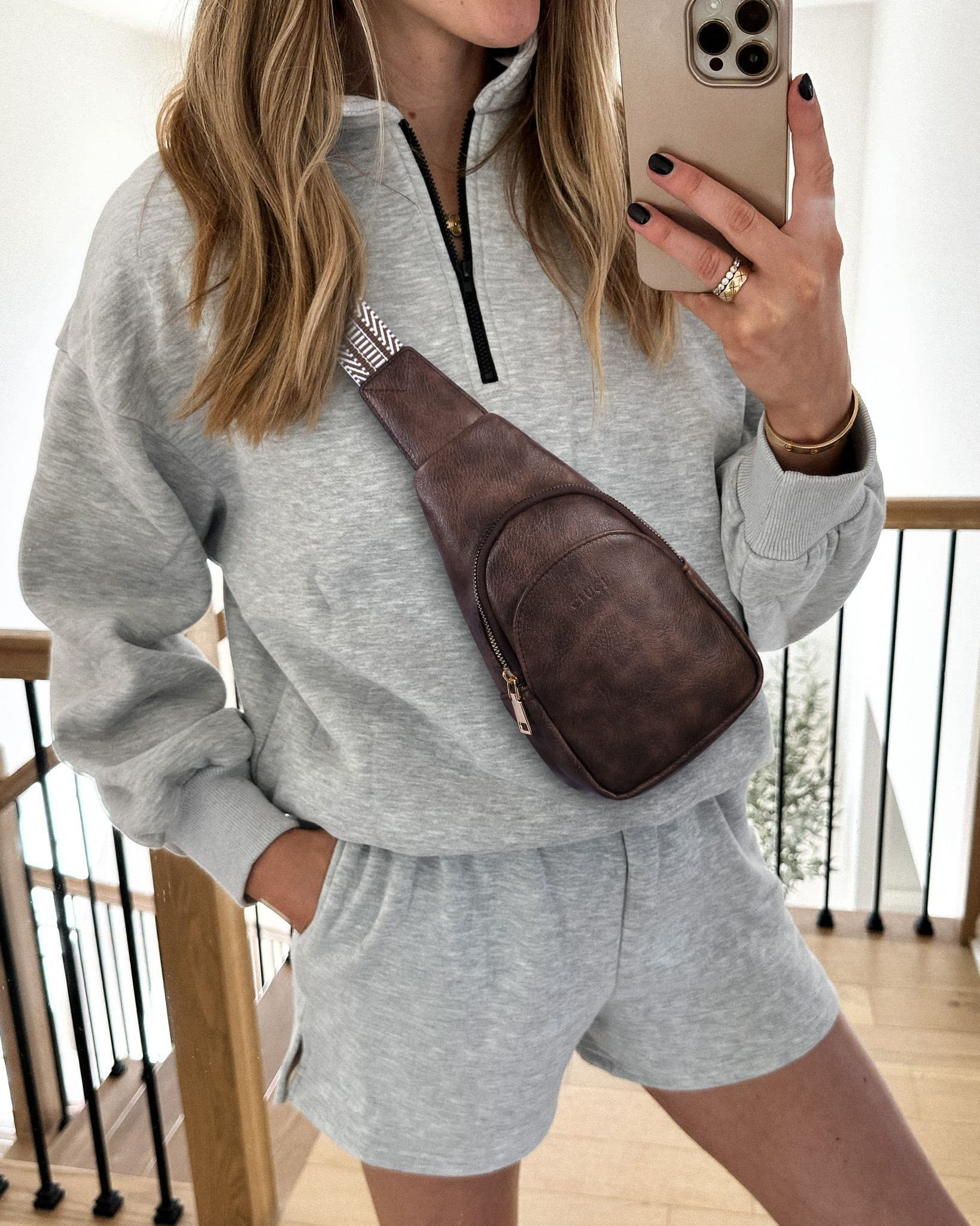 CLUCI Backpack Purse for Women Fashion Small Sling Bag for Women Crossbody