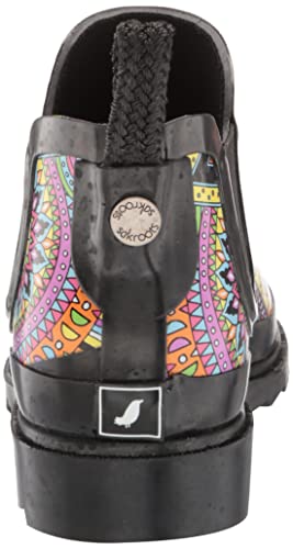 Sakroots Women's Rhyme Rain Bootie Boot, Rainbow Wanderlust, 10