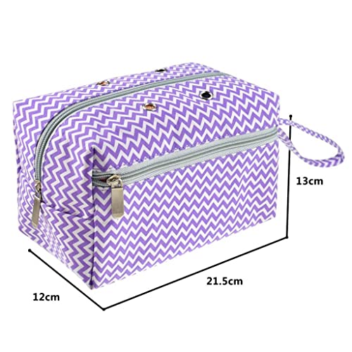 LUKEO Knitting Bag Portable Yarn Storage Tote Wool Crochet Hooks Needles Sewing Supplies Set