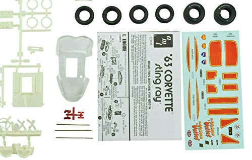 AMT/Premium Hobbies 1963 Corvette Sting Ray 1:25 Plastic Model Car Kit CP7728