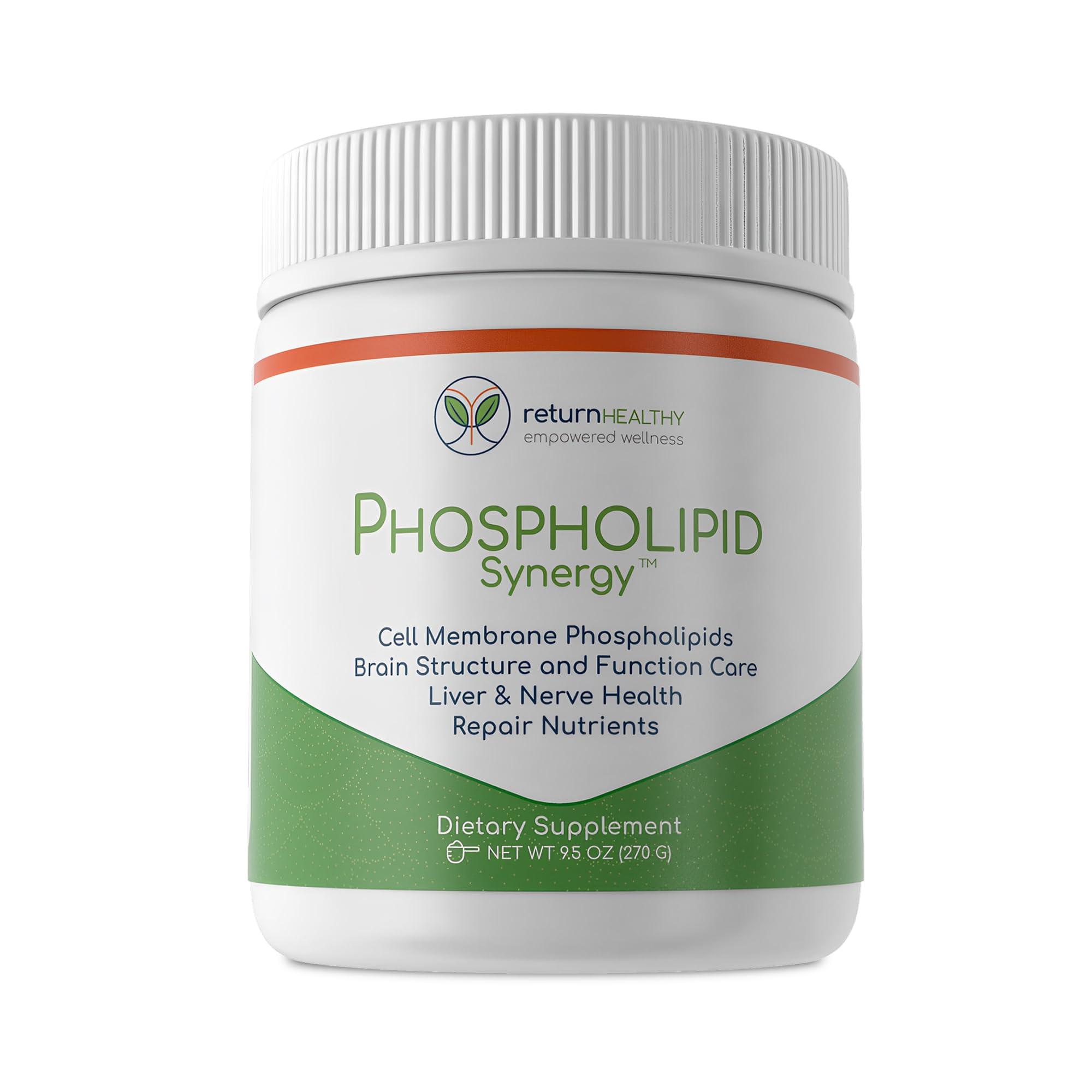 Return Healthy Phospholipid Synergy Powder | Antioxidant Powder for Cellular Repair | Brain Supplements for Memory and Focus | Liver Detox Supplements with an Advance Cleansing Formula | 270 g