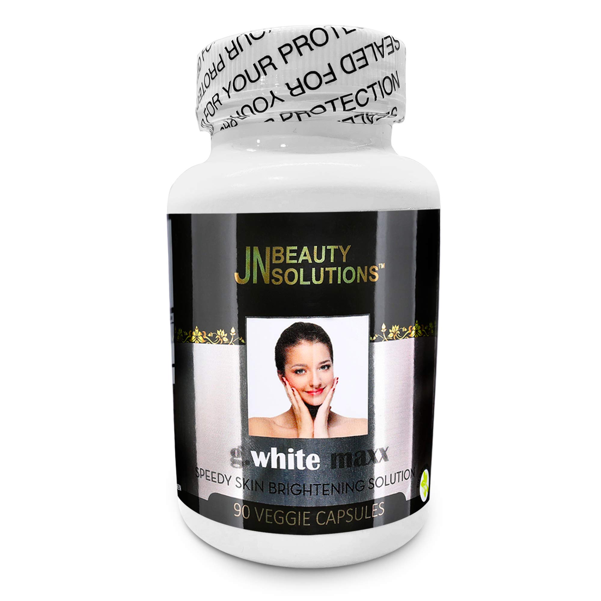 Skin BRIGHTENING Supplement G.White MAXX, Increase The Immune System, Boost Anti-Oxidants and Complexion Lightening Skincare with Glutathione, Vitamin C and European Bilberry Extract.