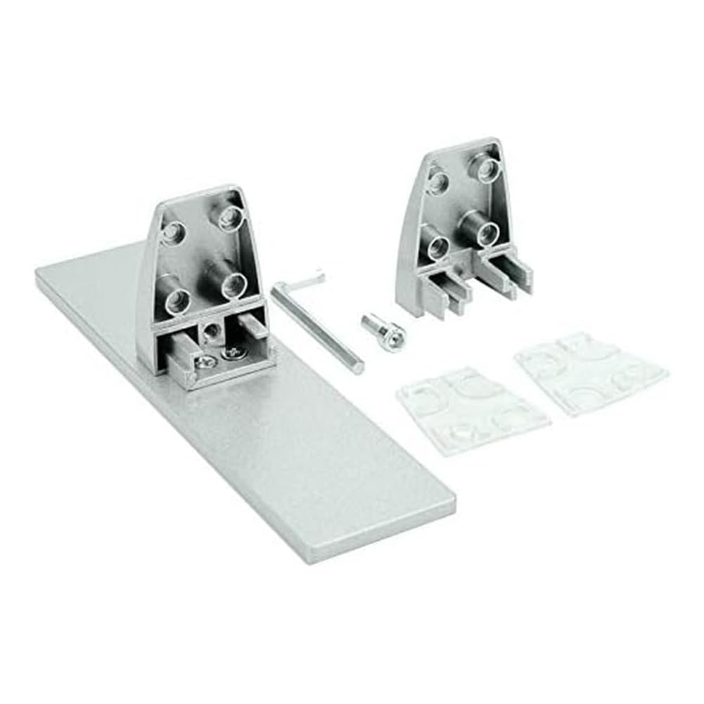 Pomojonbi Sneeze Guard Clamp Bracket, T-Shaped Desk Partition Clamp with Freestanding Base for Organic Glass or Acrylic Panel