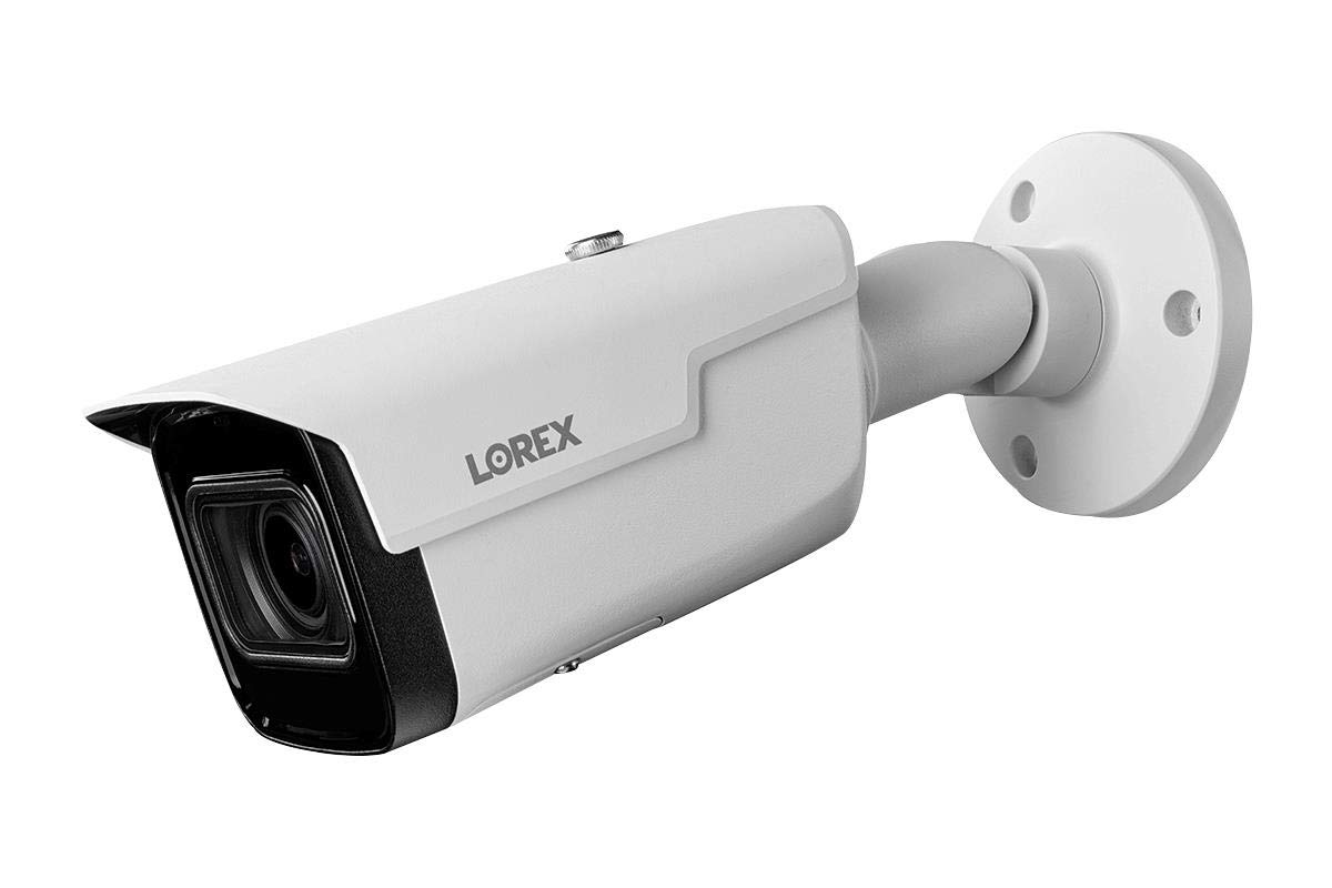 Lorex LNB9292B 4K (8MP) Motorized Varifocal Smart IP Black Security Camera with 4X Optical Zoom and Real-Time 30FPS Recording, 150ft Night Vision, IP67, White, Camera Only (M. ) (Renewed)