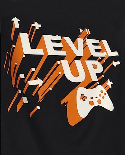 The Children's Place,Short Sleeve Video Game Graphic T-Shirt,Black,XXLarge(16)