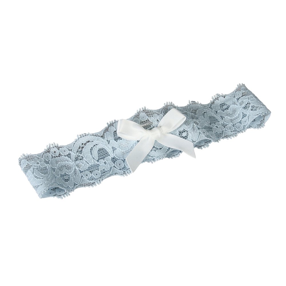 Ivy Lane Design Garter, Medium, Layla Lace, Blue and White